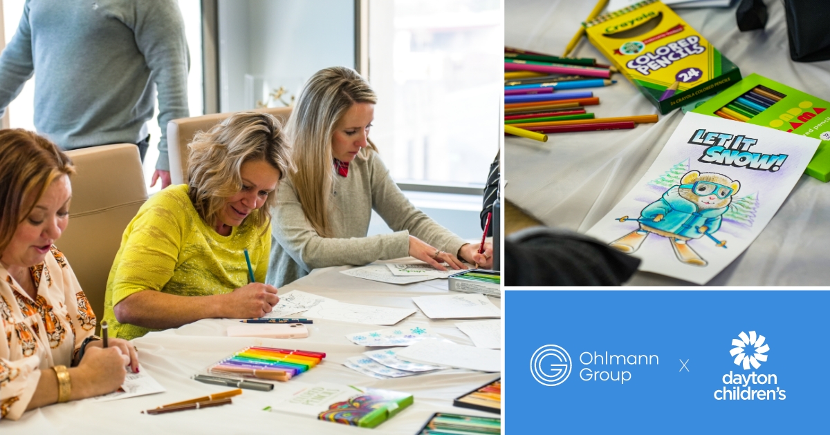 Spreading Joy and Creativity: Ohlmann Group Colors Holiday Smiles for Dayton Children’s Patients ...